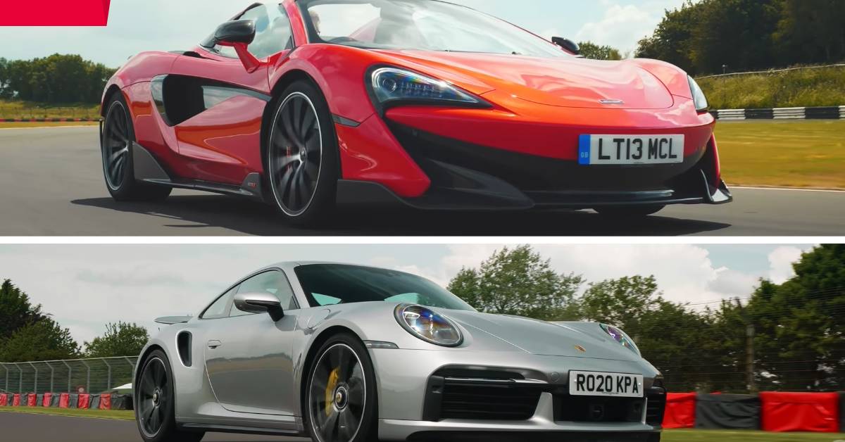 Supercar Drag Race! A Porsche 911 Turbo S Goes Up Against a McLaren 600LT