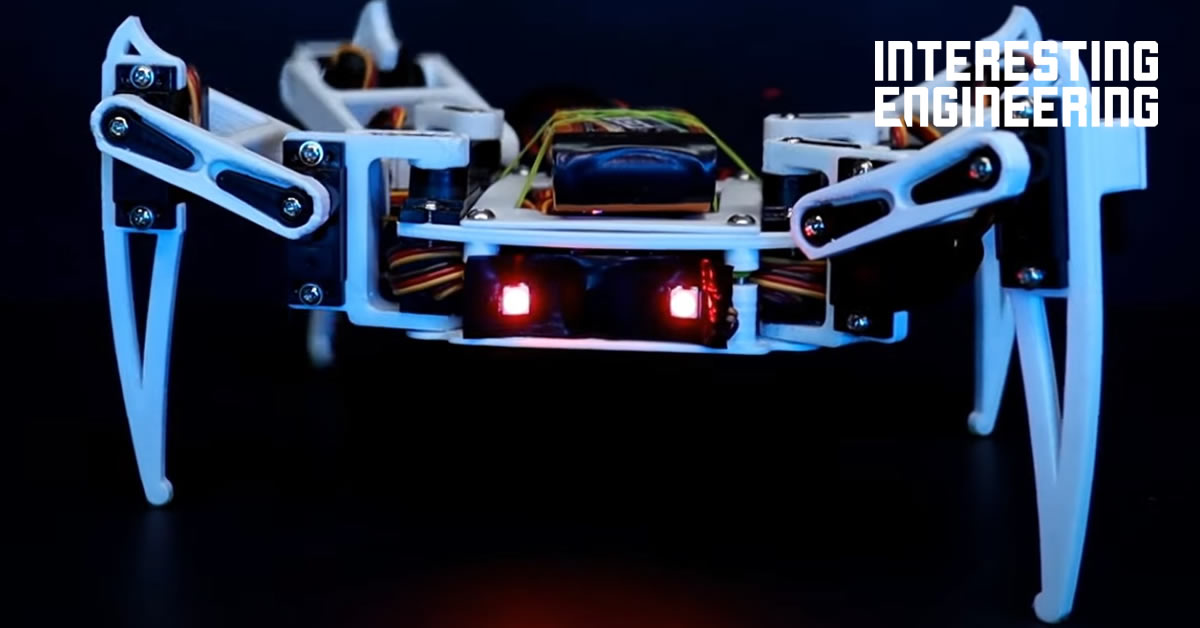 Here Is How to Make Your Own Arduino-Powered Robotic Spider
