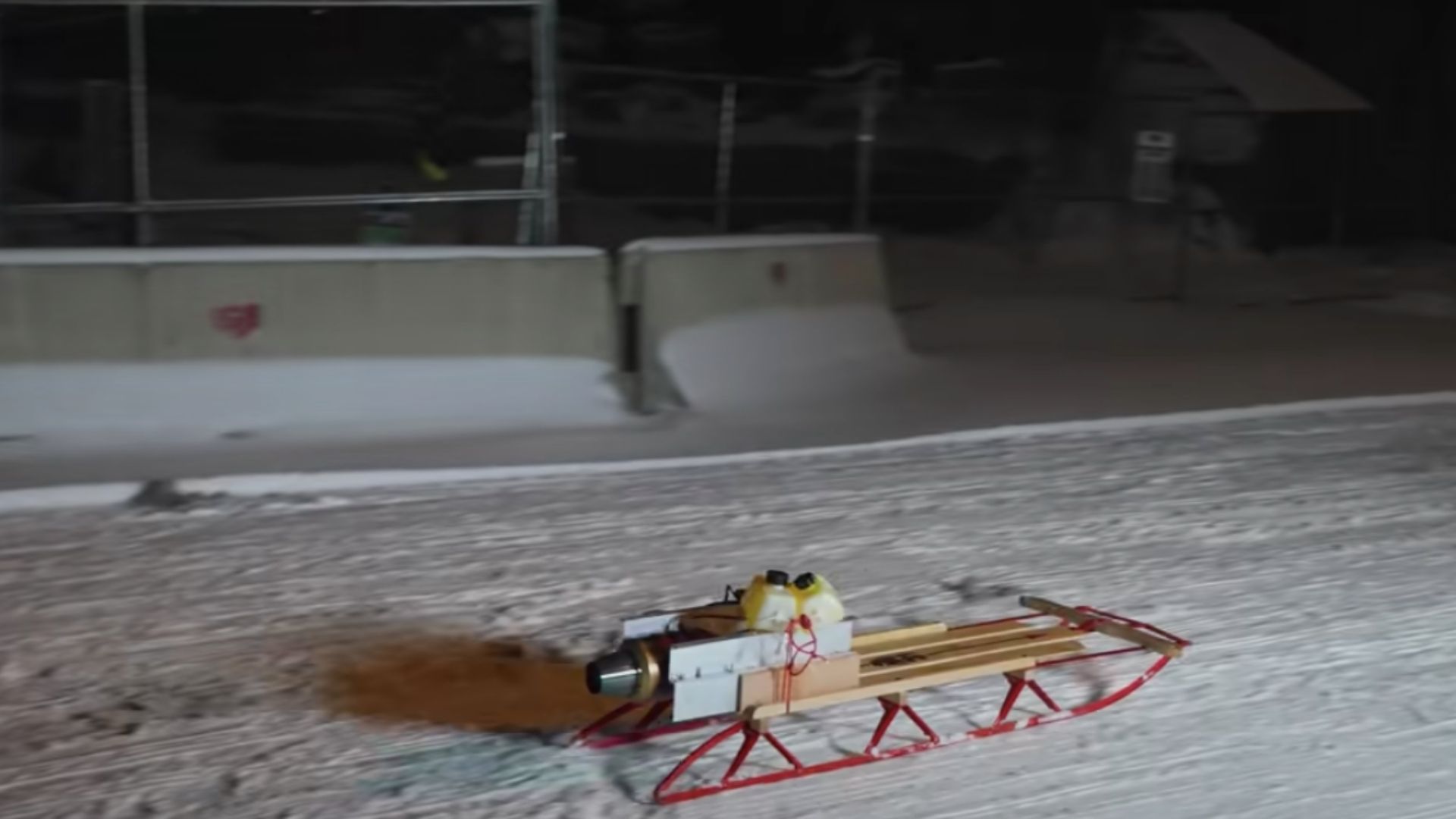 A jet-powered sled? Get ready to cruise through white-out conditions.