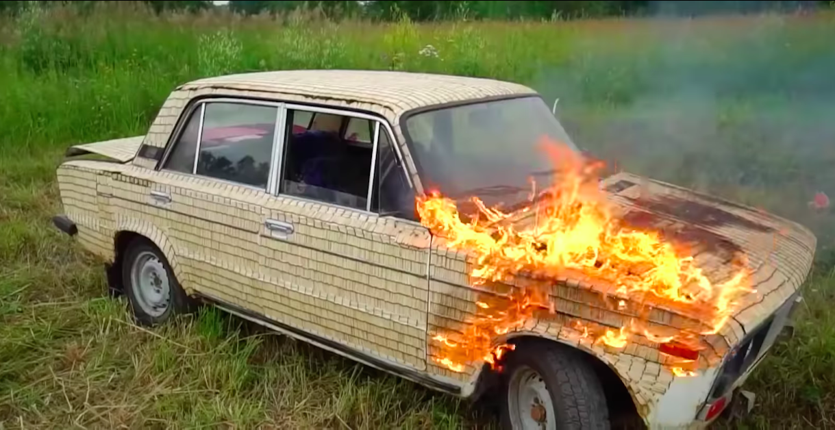 That's a Whole 'Lada' Pyromania! Watch Russians Spark Half a Million ...